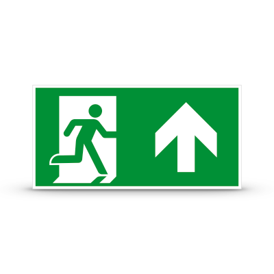 ISO 7010 "Exit UP" – eurosigns.eu